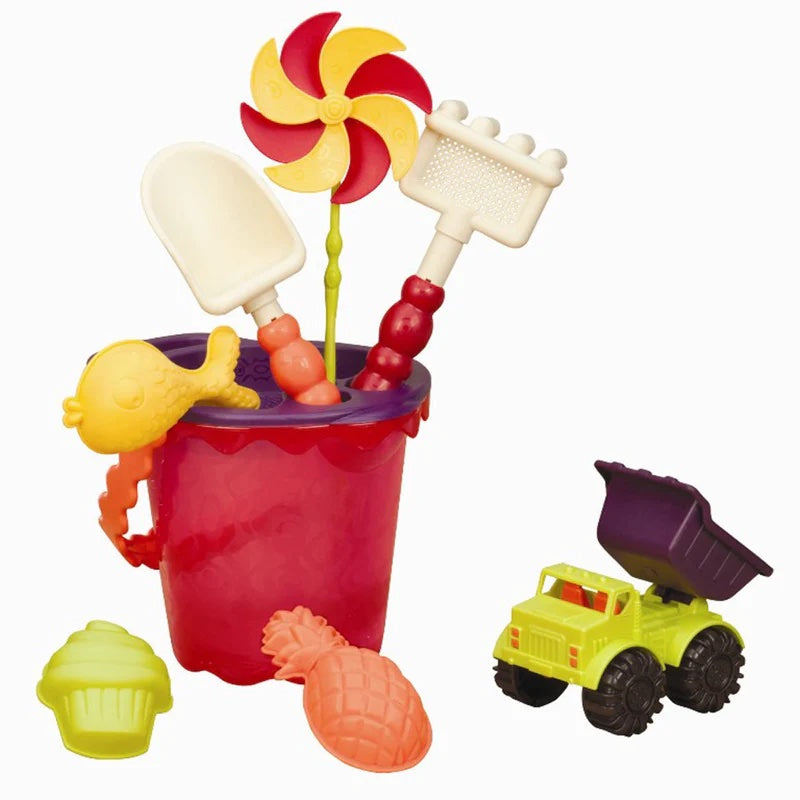 B. Toys Medium Bucket Set (Tomato) – The Parenting Emporium