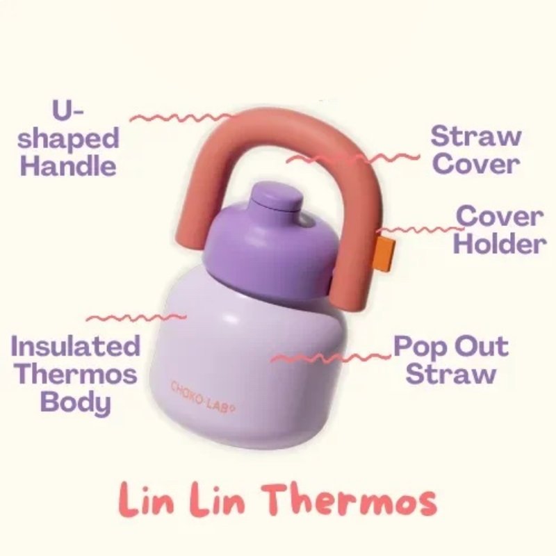 Chako Lab Lin Lin 1000ml Stainless Thermal Water Bottle – The Parenting ...
