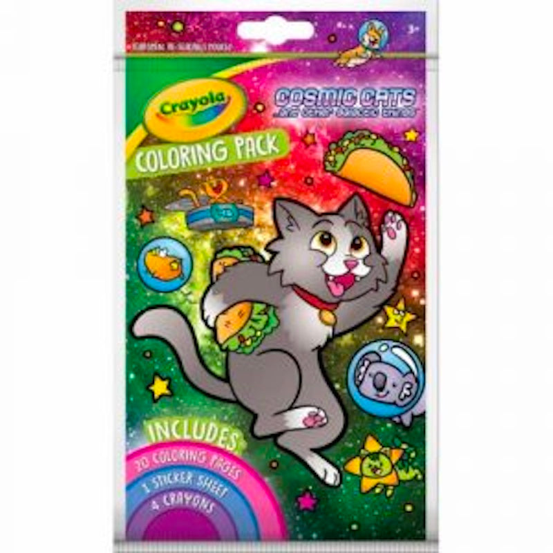 Crayola Creative Coloring Pack - Cosmic Cats – The Parenting Emporium