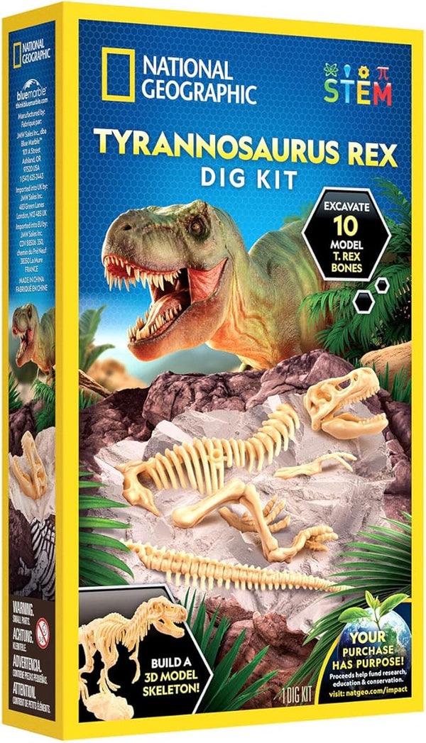 National Geographic T-Rex Skeleton Dig Kit – The Parenting Emporium