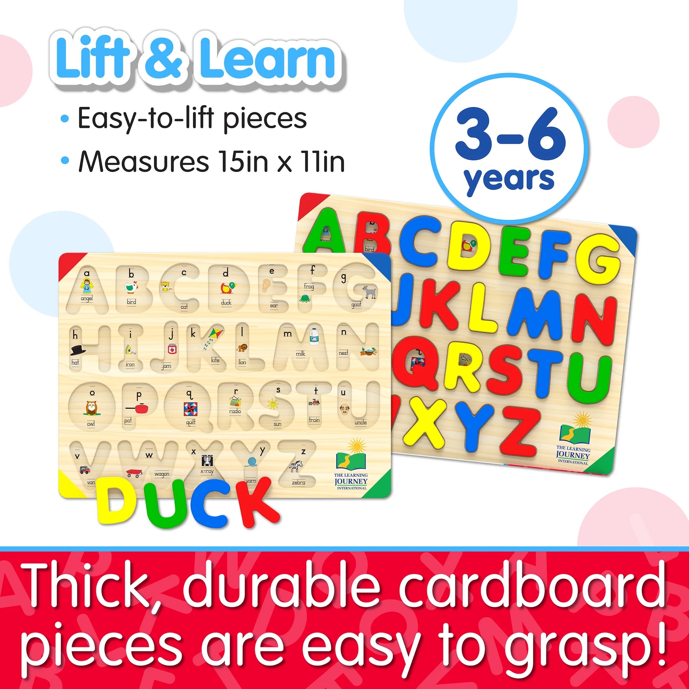 The Learning Journey Lift and Learn Puzzle - ABC – The Parenting Emporium